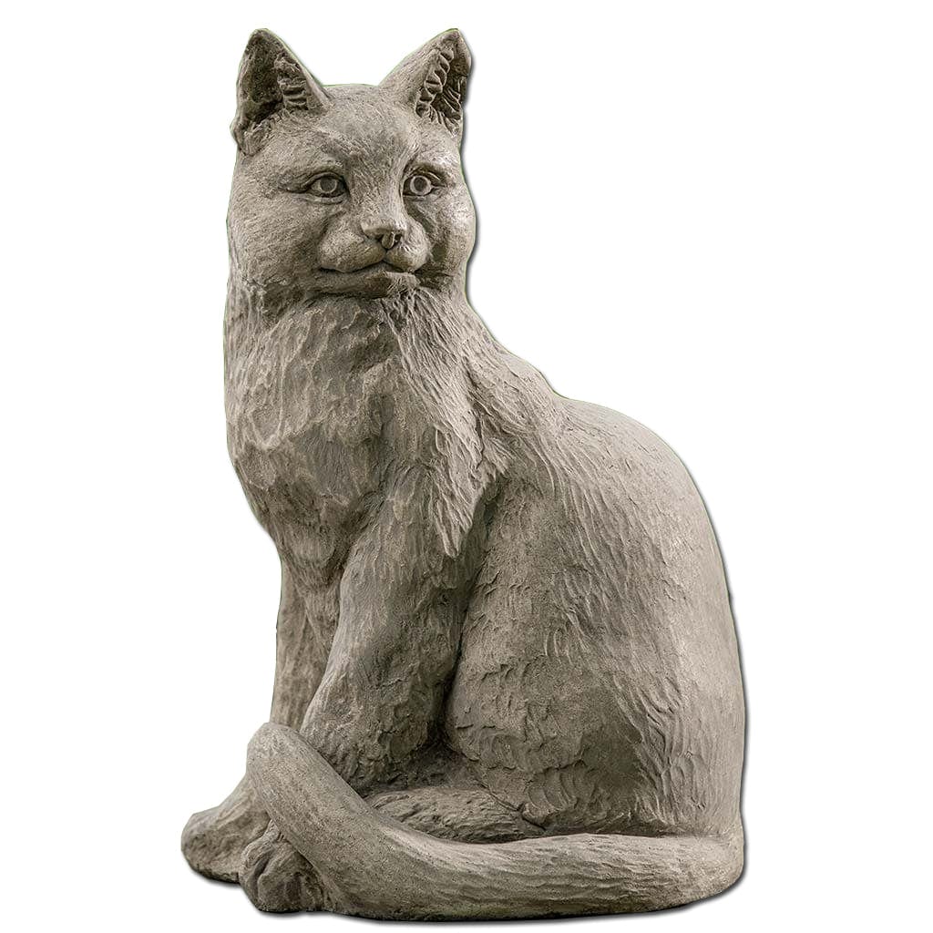 Cheeky Cat Cast Stone Garden Statue