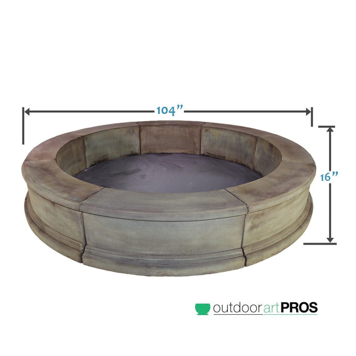 Giannini Large Easy Pond Basin | 104" Diameter