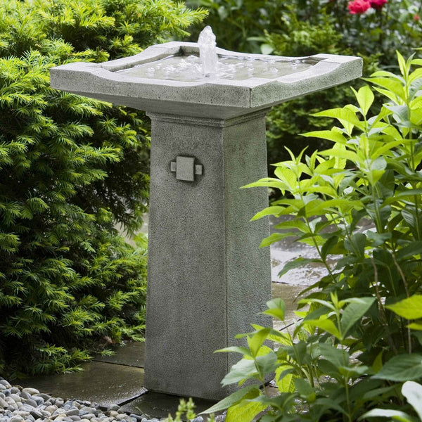 Bjorn Small Square Water Fountain | Outdoor Art Pros