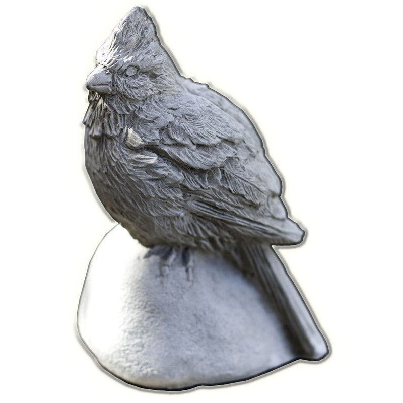 Cardinal Cast Stone Bird Garden Statue