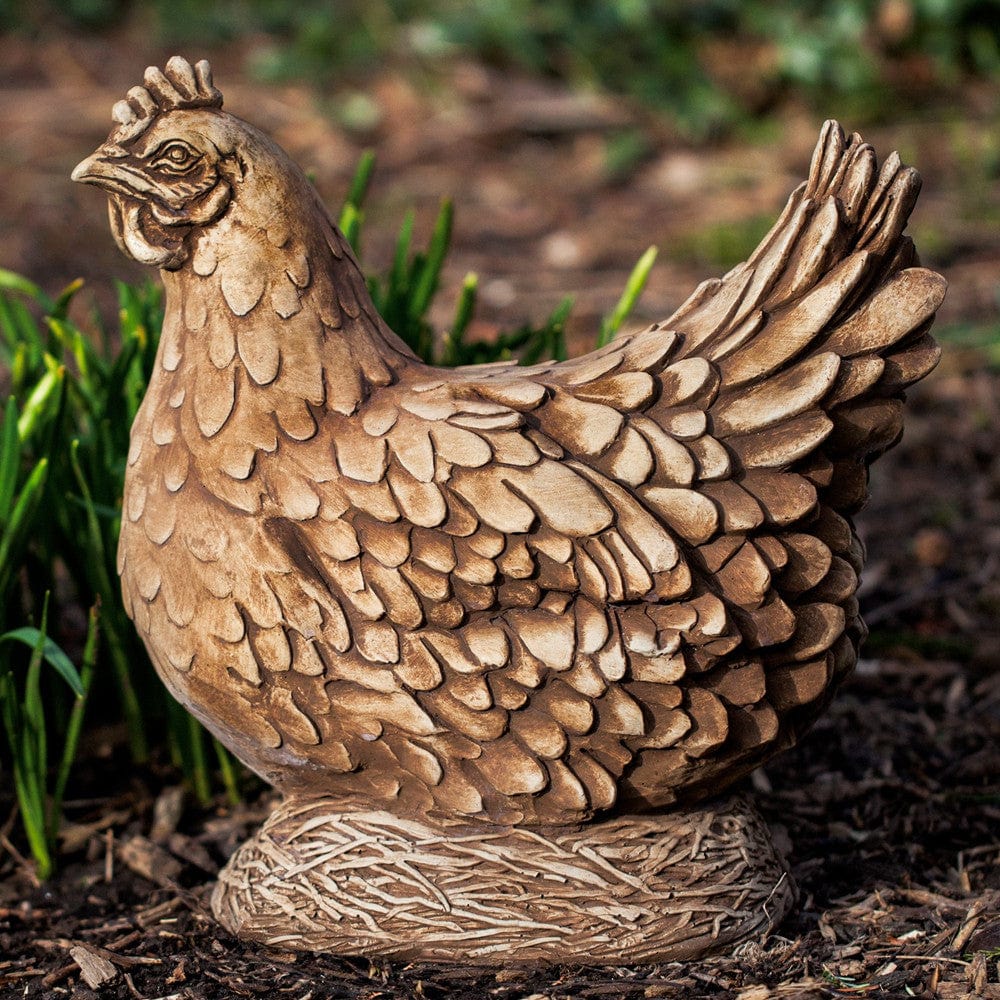 Henrietta Cast Stone Garden Statue | Hen Statue