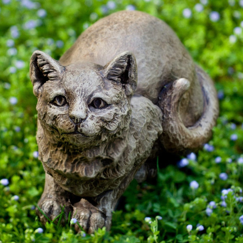 Cat Garden Statues | Stone Cat Statue - Outdoor Art Pros